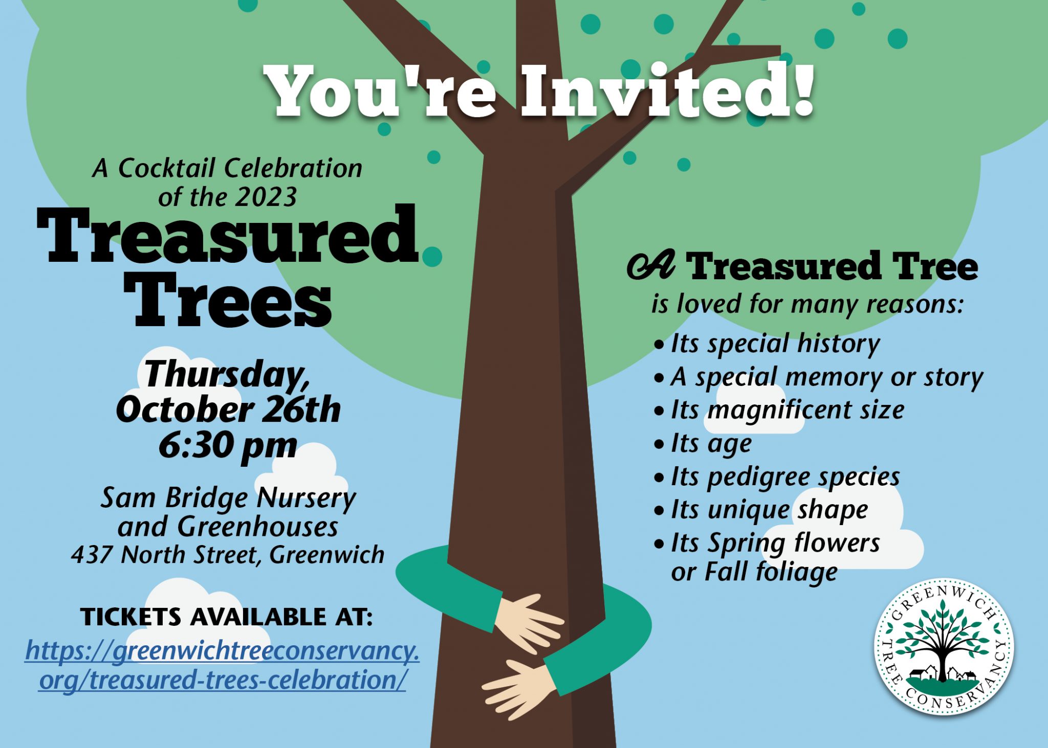 Treasured Trees 2023 – October 26th Celebration - Greenwich Tree ...